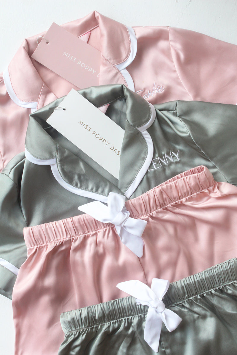 Kids Personalised Pyjamas – Miss Poppy Design