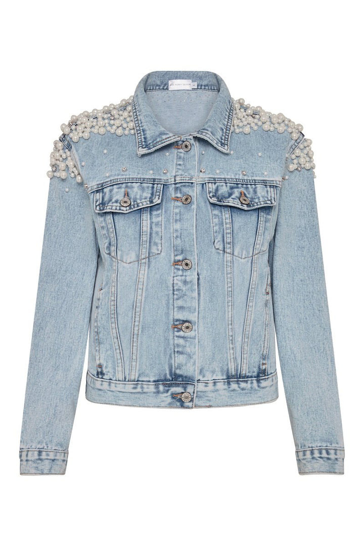 Buy Bride Denim Jacket Online Australia | Pearl Denim Jacket | Bridal ...