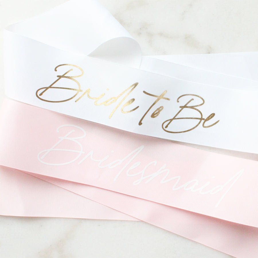 Customised Bridal Sash | Miss Poppy Design